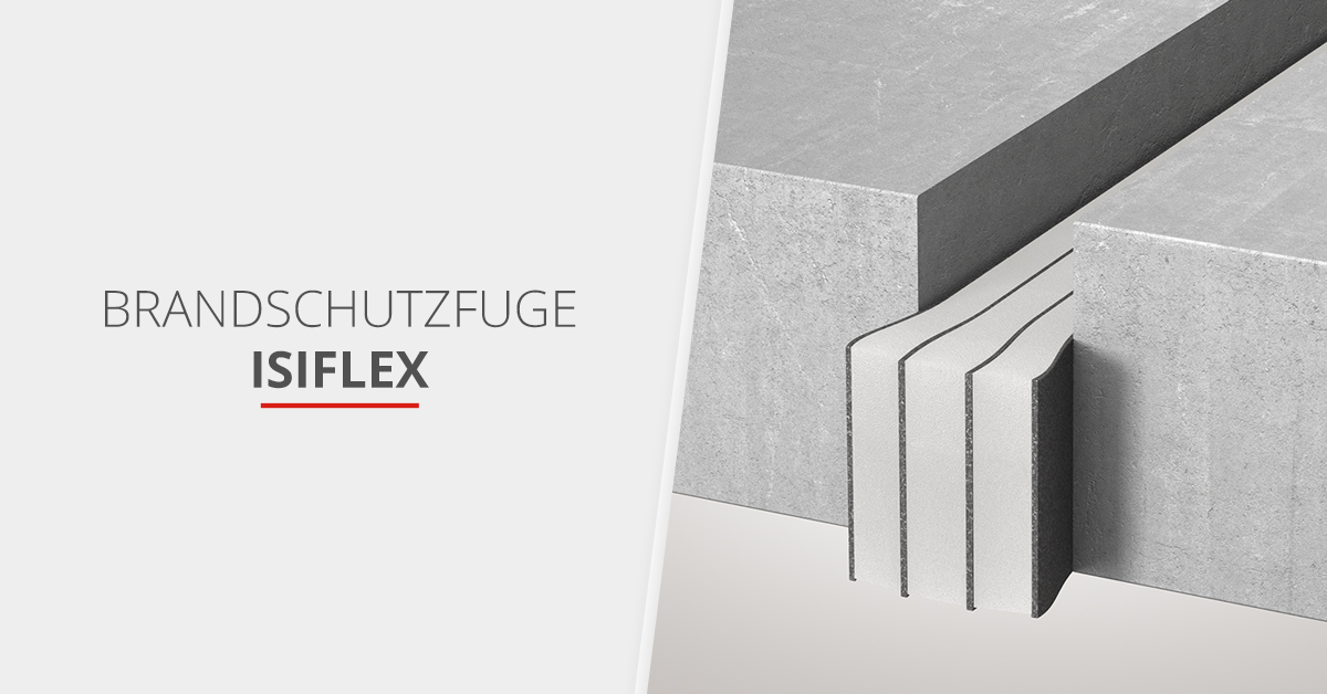 ISIFLEX Brandschutzfuge Fugenelement